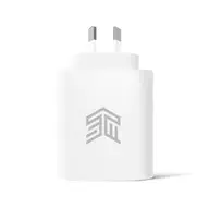 STM 65W GaN Dual Port USB-C and USB-A Power Adapter