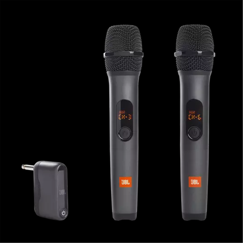 JBL Wireless Microphone System - Black - Plug & Play with rechargeable ...