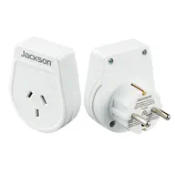 Jackson PTA8810M Slim Outbound Travel Adaptor for use in Europe / Bali