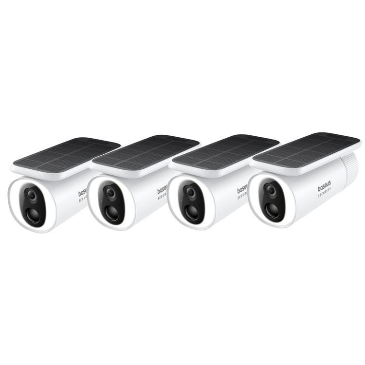 Baseus Security S1 3MP/2K Outdoor Wire-Free Solar Camera - 4Pack ...